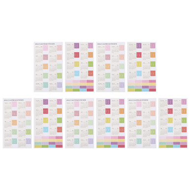 FUNOMOCYA 10pcs Index Sticker Calendar Category Tab Reminder Sticker ...