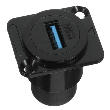 Veemoon USB Panel Socket USB Bulkhead Connector USB Socket USB Straight ...