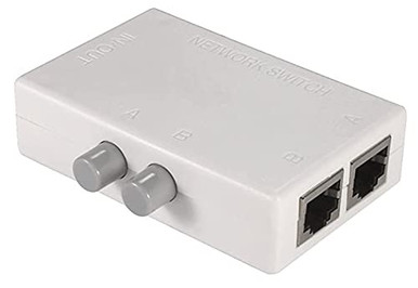 UTP STP 2 Ports RJ45 LAN CAT Network Switch Selector Internal External ...