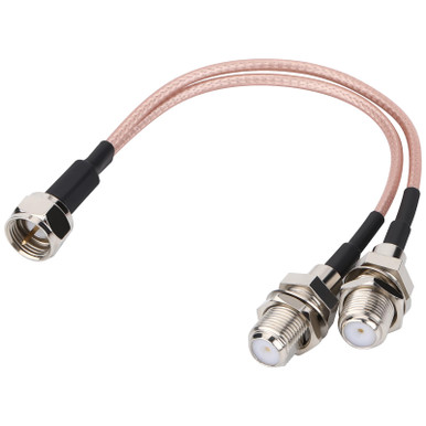 BLTIATLE F-Type Splitter Cable 6 Inch F Male to F Dual Female Coax ...