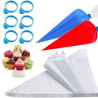 100pcs Tipless Piping bags,Pastry bagDisposable, Icing Bags Disposable ...