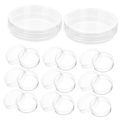 Gatuida 30pcs Culture Plate Science Petri Dish Clear Plates Laboratory ...
