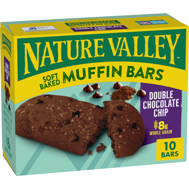 Nature Valley Soft Baked Muffin Bars, Double Chocolate Chip, Made With ...