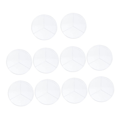 ULTECHNOVO 10pcs Cell Culture Dish Glass Petri Dish Transparent Petri ...