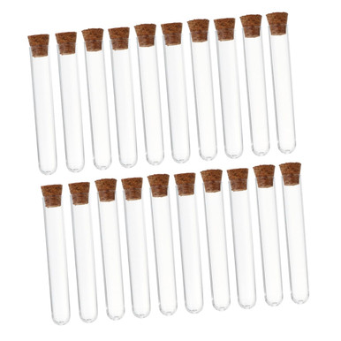 GLEAVI Industrial Test 40pcs Wooden Plug Test Tube Testing Tubes ...