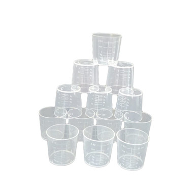 25pcs Measuring Cup Liquid Container with Graduations Small Cups ...