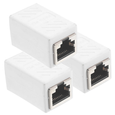 UKCOCO 3pcs Network Cable Connector Coupler Ethernet Cable Extender ...