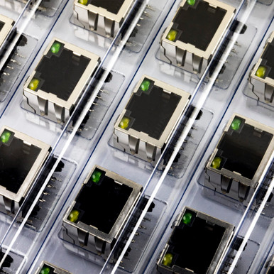 Network Ethernet Shielded RJ45 with LED Lights Ethernet Jacks 8P8C ...