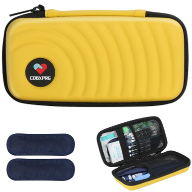 CDBXPRG Insulin Cooler Travel Case,Diabetic Cold Pack Organizer Bag ...