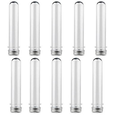 YAMSLAM 10 Pcs 40ml Plastic Storage Tubes with Screw Lid Round Bottom ...