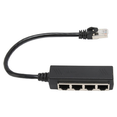 RJ45 Ethernet Splitter Cable, 1 to 4 Port RJ45 Ethernet Splitter ...