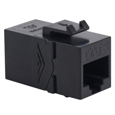 ICC CAT6 RJ45 Keystone Coupler for HD Style, Black, Single ...