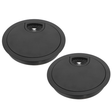 NUOBESTY 2pcs Desktop Threading Box Black Computer Desk White Table ...