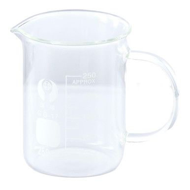 FEIYING 250ml Lab Beaker with Handle, Beaker Mug with Pouring Spout ...