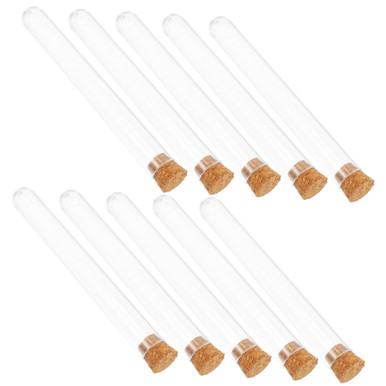 SOLUSTRE 30pcs Scientific Experiment Test Tube with hat Vial Bath Salts ...
