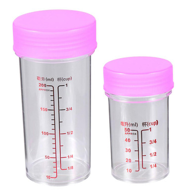 2 Set Sample Containers Laboratory Test Tubes Cups Measuring Cylinder ...