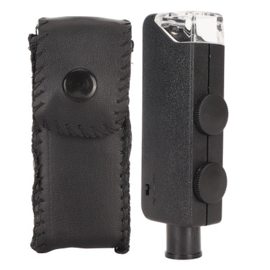 Pocket Micro 60x ? 100x LED Lighted Pocket Microscope Adjustable Zoom ...
