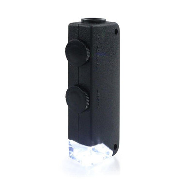 60x-100x LED Lighted Pocket Microscope Handheld Pocket Microscope ...