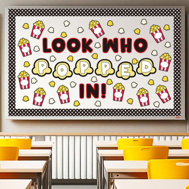 Whaline 96Pcs Popcorn Bulletin Board Decorations Popcorn Bucket Look ...