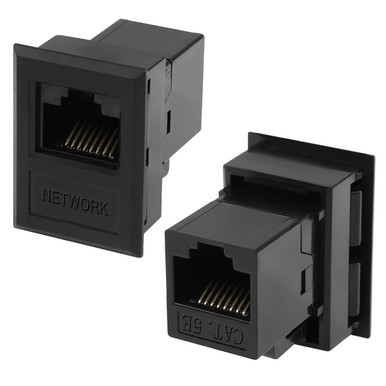 QIANRENON Desktop Connection Box RJ45 Network Jack CAT5E RJ45 Female to ...