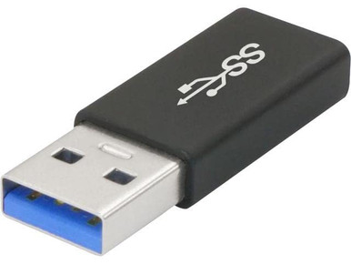 Nippon Labs USB 3.0 USB-C Female to USB A Male Adapter 50000-USB3-CF-12 ...