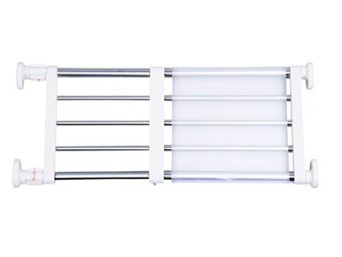 BAOYOUNI Tension Shelf Expandable Clothes Closet Organizer Rack ...
