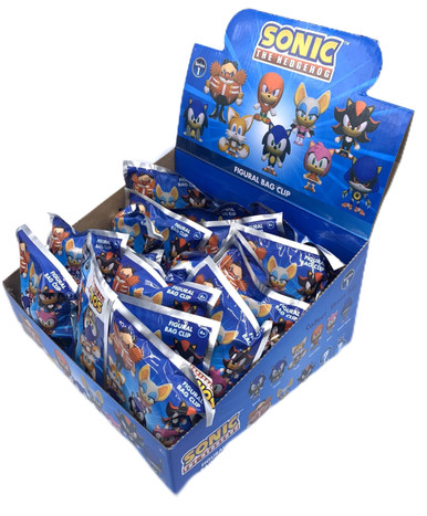 Monogram Sonic the Hedgehog - 3D Foam Figural Bag Clip in Blind Bag ...
