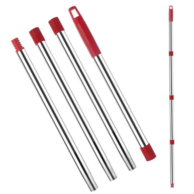 jioko Spin Mop Replacement Handle, 4 Section 12 Inch to 56 Inch Mop ...