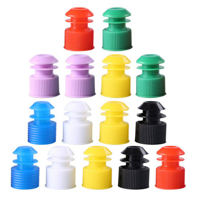 100pcs Test Tube Stopper Test Tube Laboratory Bungs White Stopper Test ...