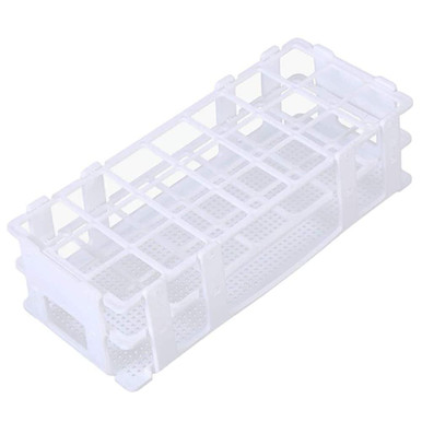 1 Piece Test Tube Rack Plastic Lab Test Tube Rack 21 Holes Detachable ...