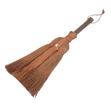 Healifty Brown Silk Broom Camping Broom Desk Broom Table Palm Broom ...
