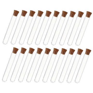 OKUMEYR 30pcs Test Tube Bottle Chemistry Test Tube Glass Test Tube ...