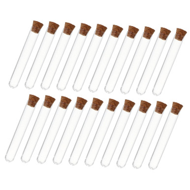 30pcs Test Tube Bottle Culture Tube Sample Tube Plastic Test Tubes with ...