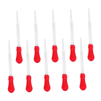 SOLUSTRE 10 Pcs Transfer Pipettes Dropper Pippette Eyedropper Straight ...
