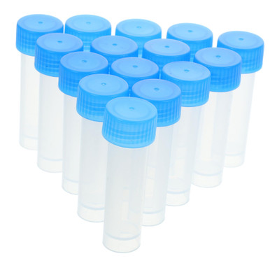 40pcs Cryovial Refillable Tubes Freezing Tubes Small Test Tube Flat ...