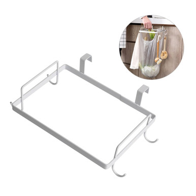 Ciieeo Laundry Bin Pantry Cabinet Iron Trash Bag Holder Trash Bag ...