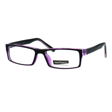 Fashion Clear Lens Glasses Small Rectangle Frame Eyeglasses Unisex ...