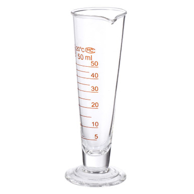 Cabilock 1 Pc Glass Measuring Cup Liquid Dispenser Conical Measure ...