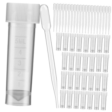 FELTECHELECTR 1 Set Lab Pipette Bottles and Pipettes Mini Glass Bottles ...