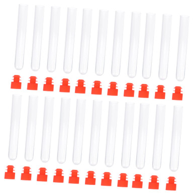ULTECHNOVO 50 Pcs Test Tube Centrifuge Vial Glass Tube Science ...
