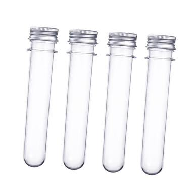 SOLUSTRE 12pcs Test Tubes with Screw Caps Test Tubes with Lids Vials ...