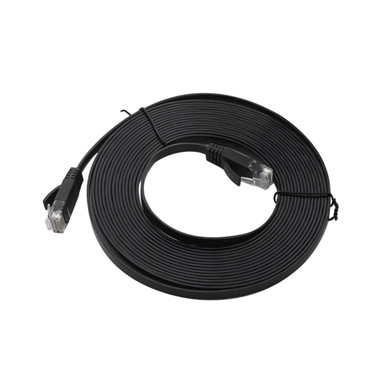 Mikikit 15 Cat6 Six Types of Ethernet Cable Computer Wire with Connector Flat Ethernet Cable ...