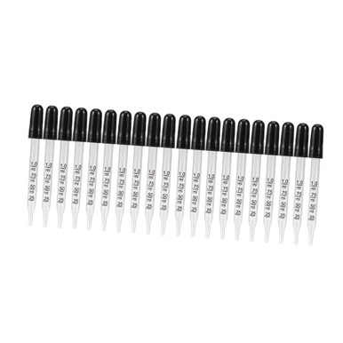 GLEAVI 20pcs Graduated Glass Dropper Glass Dropper Device Pipette ...