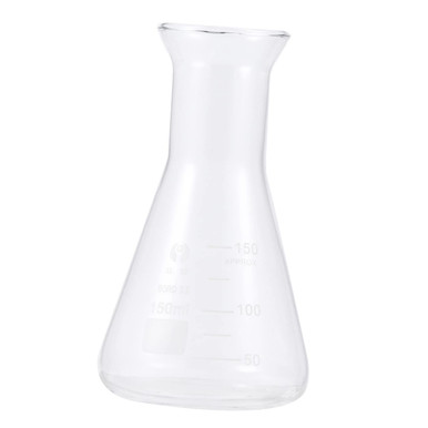 VINTORKY 1pc Chemistry Beakers and Clear Flask Glass Graduated Flask ...