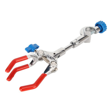 3 Prong Clamp, Lab Clamp 3 Prong with Rubber Coating, 3 Finger Flask ...