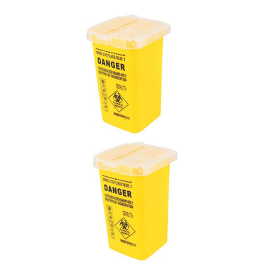OFFSCH 2pcs Blade Recycling Bin Sharps and Needle Container Razor Blade ...