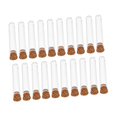 SOLUSTRE 50pcs Storage Tube Mini Test Tubes with Lid Test Tubes with ...