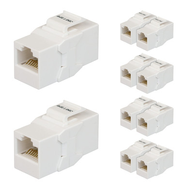 iwillink Cat6 RJ45 Keystone Jack Coupler, Female to Female UTP Keystone ...