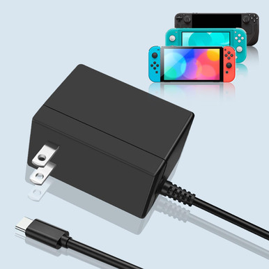 Charger for Nintendo Switch,15V/2.6A 39W USB C Adapter Compatible with ...
