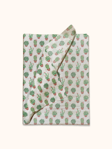 Succulent Printed Tissue Paper - Decorative Tissue for Decoupage ...